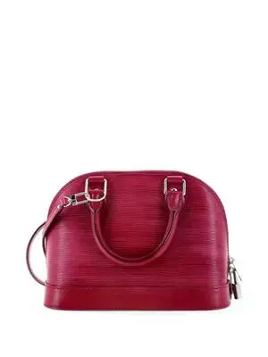 LOUIS VUITTON Alma Handbag Epi Leather Bb Satchel - Red