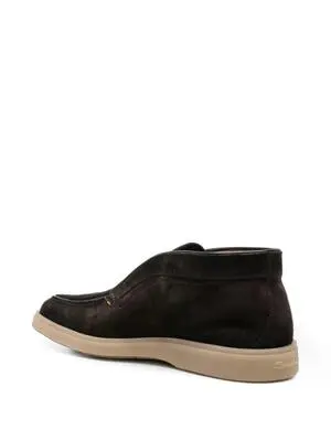 Santoni Suede Slip-on Desert Boots