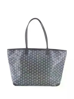 Goyard Artois Tote Coated Canvas Mm Shoulder Bag - Grey