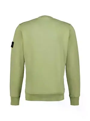Stone Island Organic Cotton Fleece Sweatshirt - Green