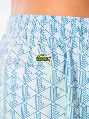 Lacoste Monogram-print Swim Shorts