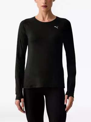 PUMA Run Cloudspun Logo Print Long Sleeve Shirt
