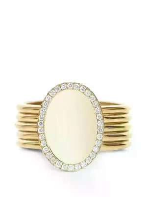 NANIS Five Sway Diamond Ring In 18k Yellow - Gold