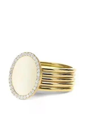NANIS Five Sway Diamond Ring In 18k Yellow