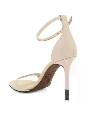 Brunello Cucinelli Monili-embellished Ankle-strap Sandals