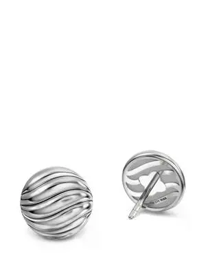 David Yurman Sculpted Cable Earrings In Sterling