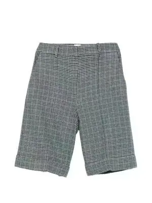 Eleventy Houndstooth Pattern Shorts - Blue