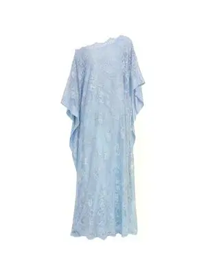 SELF-PORTRAIT Embellished Lace Kaftan Maxi Dress