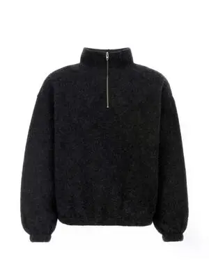 JIL SANDER Quarter-zip Wool-blend Sweater