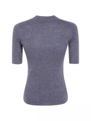 JCSOPHIE Ribbed Short-sleeved Sweater