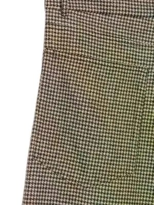 MAISON JEJIA Houndstooth Straight-leg Trousers