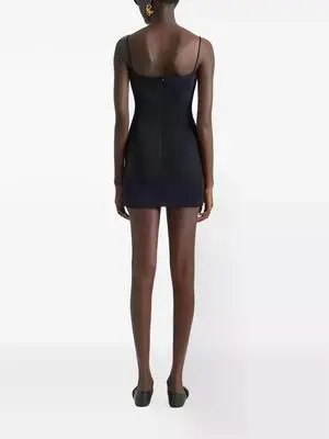 Givenchy Sliced Mini Dress In Crepe Cady