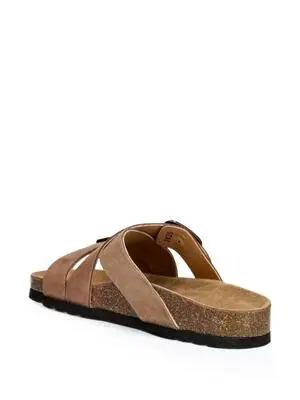 DR. SCHOLL'S SHOES Buckle-fastening Crossover Flat Sandals