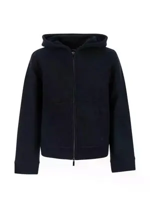 Emporio Armani Hooded Zip-up Coat