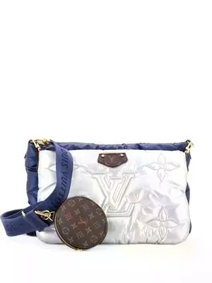 LOUIS VUITTON Maxi Multi Pochette Accessoires Monogram Quilted Econyl Nylon Crossbody Bag