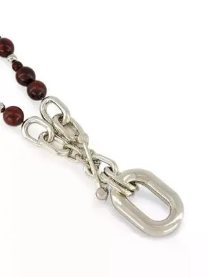 Rabanne Beaded Chain-link Necklace