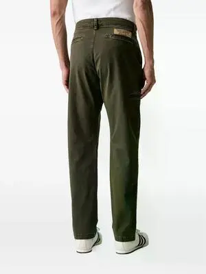 AERONAUTICA MILITARE Straight-leg Trousers With Rear Logo Patch