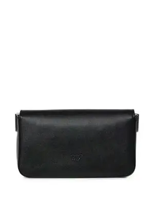 Pinko Love Birds Leather Shoulder Bag