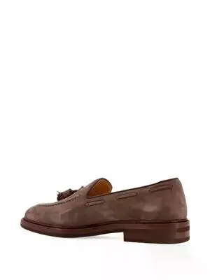 Brunello Cucinelli Tassel Suede Loafers