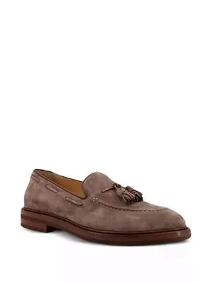 Brunello Cucinelli Suede Tassel Loafers