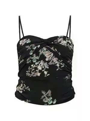 MARANT ETOILE Liese Ruched Floral Top