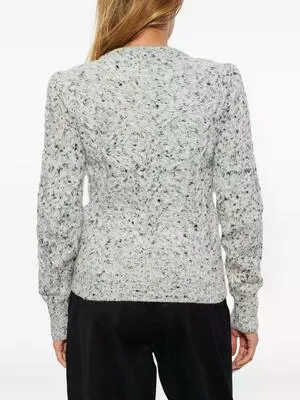 MARANT ETOILE Anastasia Button-embellished Cable-knit Sweater