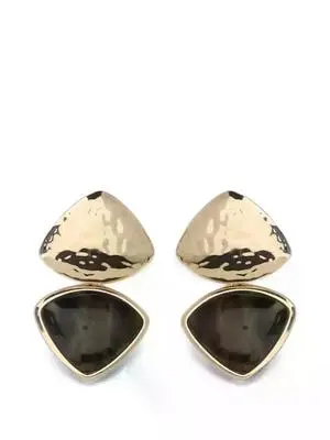 SELF-PORTRAIT Mottled Enamel-detail Earrings