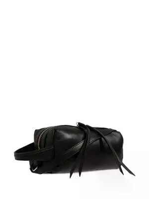 LEMAIRE Small Care Bag In Nappa Lambskin - Brown