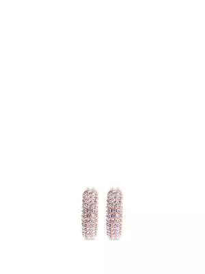 SWAROVSKI Dextera Crystal Hoop Earrings - Pink