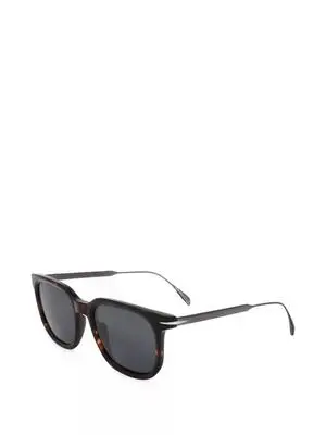 DB EYEWEAR BY DAVID BECKHAM Tortoiseshell-effect Square-frame Sunglasses