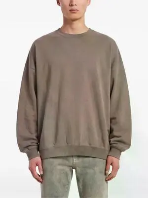Rick Owens Crew Neck Drop Shoulder Sweater