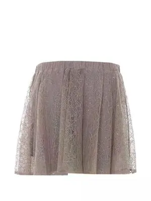 TWINSET Lace Miniskirt With Sequins