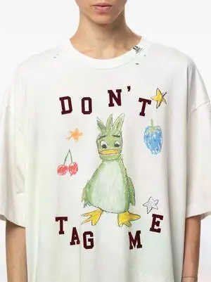 Mihara Yasuhiro Leon Doodle Printed T-shirt
