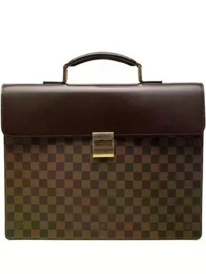 LOUIS VUITTON 2004 Damier Ebene Altona Pm Business Bag