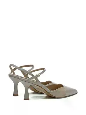 LOTTUSSE Rose Leather Slingback Pumps