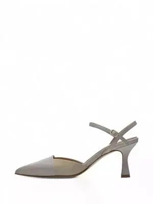 LOTTUSSE Rose Leather Slingback Pumps