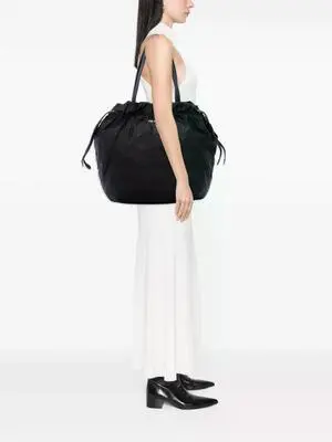 Prada 2010-2026 Tessuto Canapa Logo Tote Bag