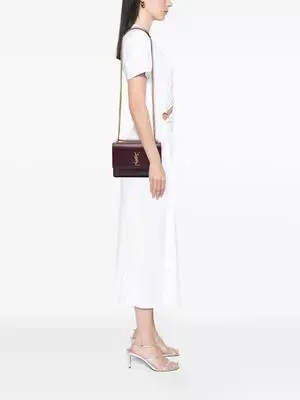 Saint Laurent 2018 Medium Calfskin Monogram Sunset Crossbody Bag