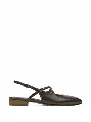 LOTTUSSE Smithson Ballet Flats - Brown