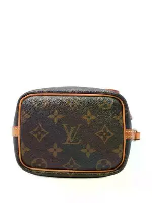LOUIS VUITTON 2018 Monogram Nano Noe Bucket Bag