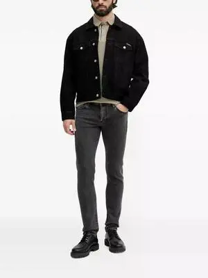 Armani Exchange Slim-fit Faded Jeans - Grey