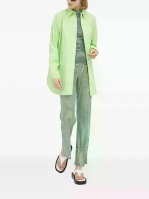 RÉSUMÉ Gingham Print Mesh T-shirt
