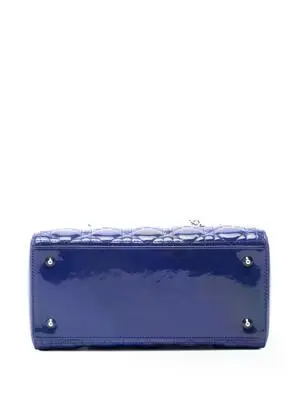 Dior 2015 Medium Patent Cannage Lady Satchel