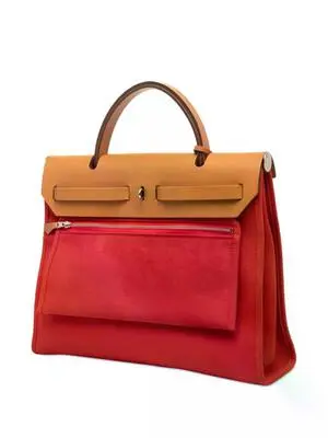 Hermès 2017 Toile Herbag Zip 31 Satchel