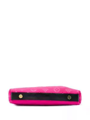 LOUIS VUITTON Monogram Embossed Neoprene Scuba Clutch Bag