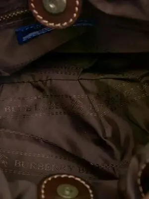 Burberry Supernova Check Wool Drawstring Crossbody Bag