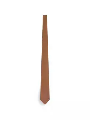 FURSAC Silk Neck Tie - Brown