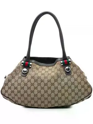 Gucci 2016-2026 Gg Canvas Web Match Ball Tote Bag - Neutrals