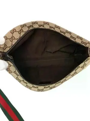 Gucci 2000-2015 Gg Canvas Web Crossbody Bag