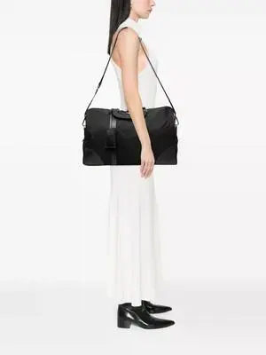 Prada 2013-2026 Saffiano Trimmed Tessuto Travel Bag
